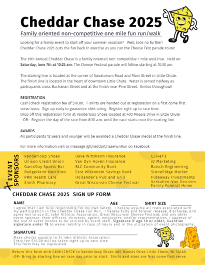 Cheddar Chase Sign Up 2025 – CheeseFest